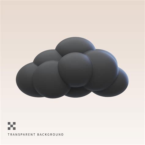 Premium Psd Psd Nimbus Clouds 3d Illustration