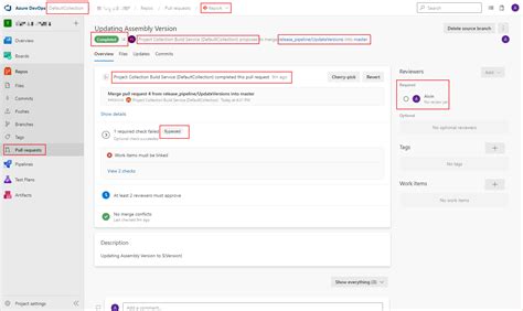 Azure How To Bypass Policies When Merging Using Create Pr Task For A