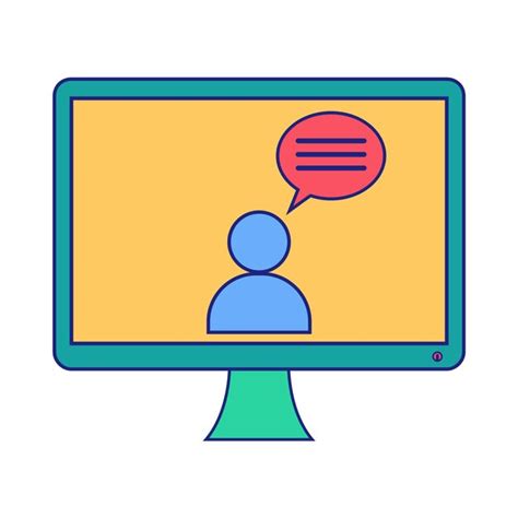 Premium Vector Chat Conversation Vector Flat Icon