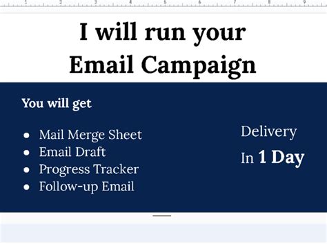 An Email Campaign With Mail Merge Sheet Email Draft Progress