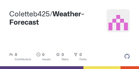 Github Coletteb425weather Forecast