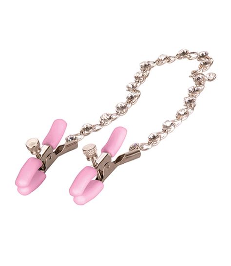 First Time Crystal Nipple Clamps Body Safe Sex Toys For Health