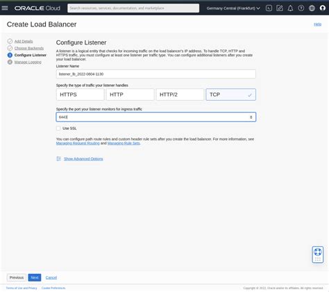 Externen Load Balancer Mit Oracle Cloud Native Environment Bereitstellen