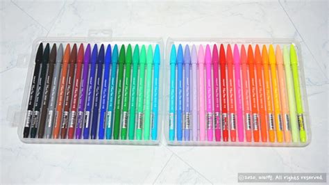 다이어리 꾸미기 펜추천 모나미 플러스펜 36색 네이버 블로그