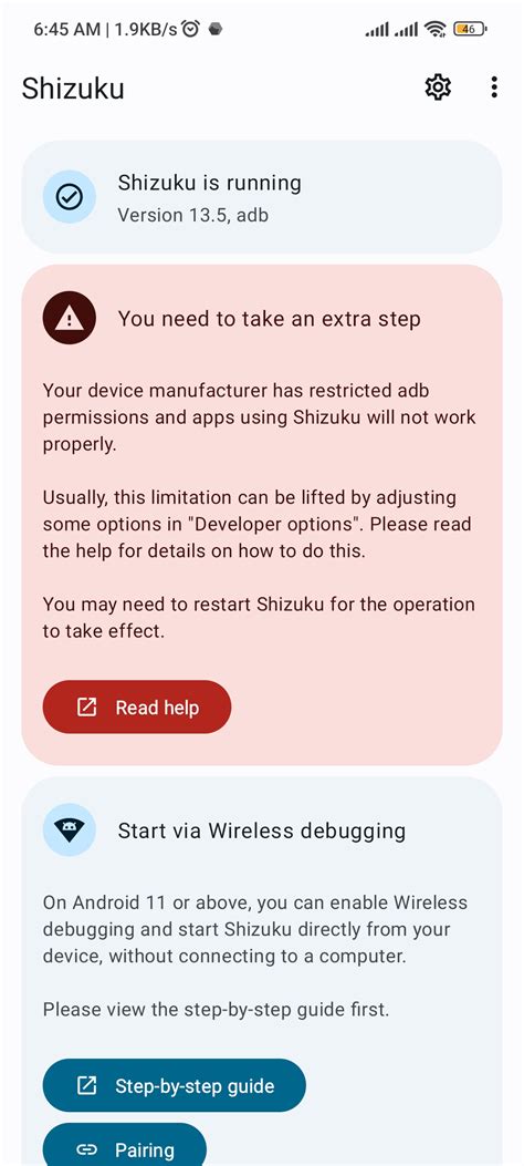 Miui 14 Android 12 Shizuku Showing Limitations · Issue 348 · Rikkaappsshizuku · Github