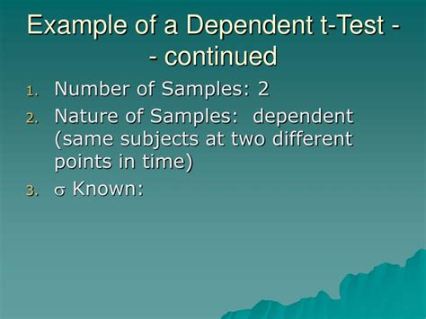 PPT Dependent T Test PowerPoint Presentation Free Download ID