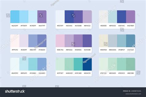 Pantone Colour Palette Catalog Samples Color Stock Vector Royalty Free 2469874241 Shutterstock
