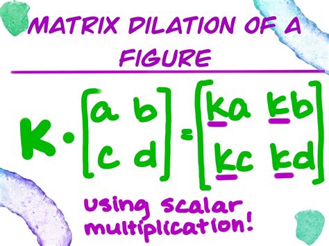 Matrix Dilation Of A Figure Expii