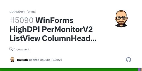 Winforms Highdpi Permonitorv2 Listview Columnheader Scales Wrong · Issue 5090 · Dotnetwinforms