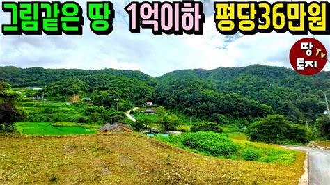 그림같은 풍경의 양평 힐링 토지 1억 이하 평당36만원 계곡 인근 농막 전원주택 땅 급매물 싼 저렴한 세컨하우스 이동식주택 별장 토지 소액 소형 텃밭 주말주택 땅 계획