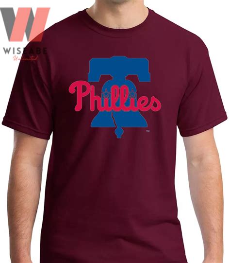 Unique Mlb Philadelphia Baseball Team Maroon Phillies Shirt Inspire