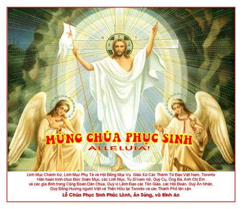 ChÚc MỪng LỄ ChÚa PhỤc Sinh Giáo Xứ Các Thánh Tử Đạo Việt Nam Toronto