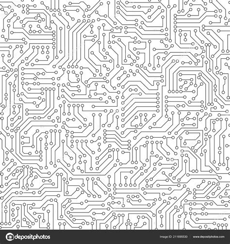 Seamless Circuit Texture