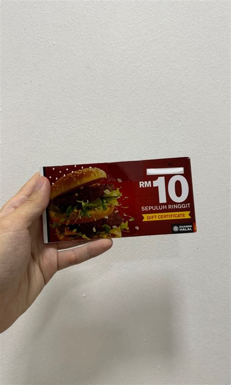 Mcd Rm500 Voucher Tickets And Vouchers Vouchers On Carousell