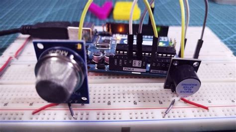 Sistema De Detección De Gas Con Arduino Sensor Mq 5 Y Buzzer Activo Voderbit