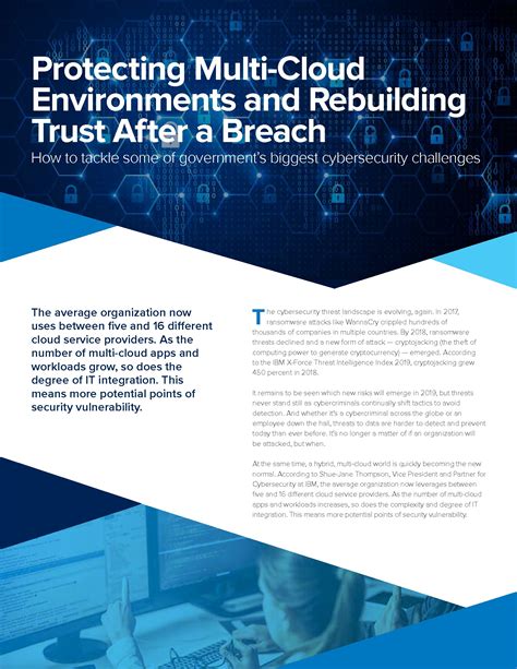 Protecting Multi Cloud Environments And Rebuilding Trust After A Breach