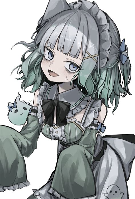 Mint Fantome And Mint Fantome Indie Virtual Youtuber Drawn By Hisha