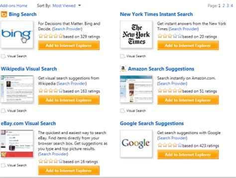 IE How Do I Add Or Change Search Engines