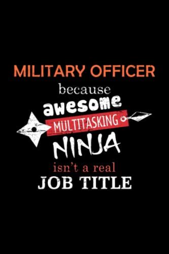 Military Officer Lined Notebook Journal Notebook Journal Track Lessons Homebook To Define