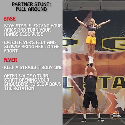 Full Around For Partner Stunts Instructional Video Cheerleading