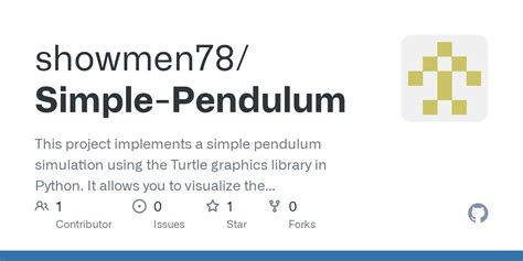 Simple Pendulummainpy At Main · Showmen78simple Pendulum · Github