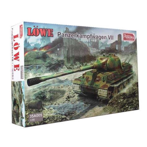 Amusing Hobby 1 35 35a005 Panzerkampfwagan Vii Lowe 1 35 Lion Heavy Tank Assembly Model