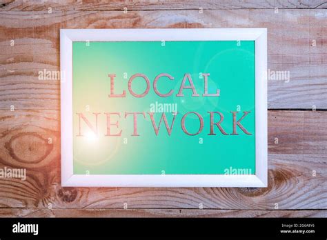 Text Showing Inspiration Local Network Word Written On Intranet Lan