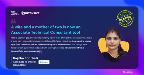 Nxtwave On Twitter Rajitha Had Doubts Whether She Would Get A Good