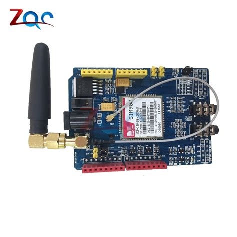 Sim900 Gprsgsm Shield Development Board Quad Band Module For Arduino Compatible With Uno Mega