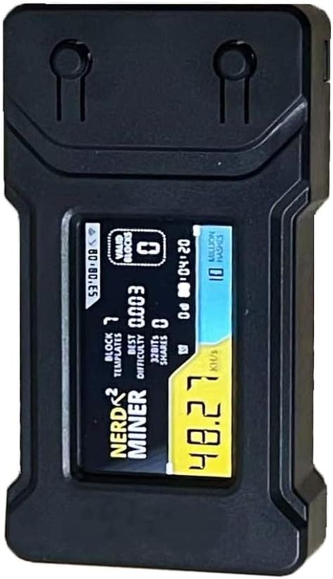 Bitcoin Solo Lottery Miner Nerdminer V2 56khs T Display 56 Kh S Hashrate Nerd Miner