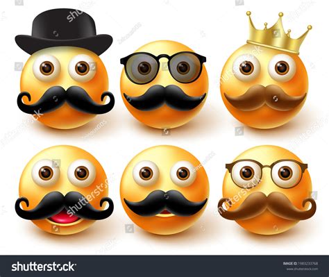 Smiley Face With Mustache