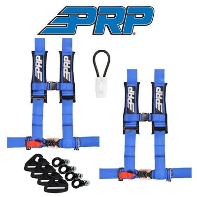 Prp Blue 4 Point 3 Harnessesseat Belt Bypassclip In Kit For Yamaha