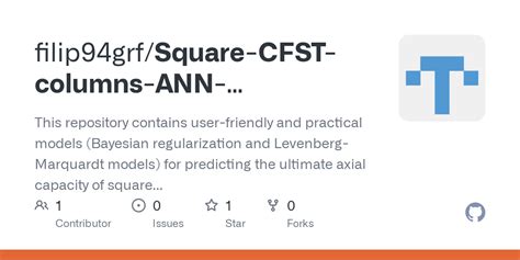 github filip94grf square cfst columns ann prediction models bra lm this repository contains