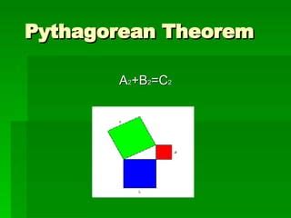 Pythagorean Theorem PPT