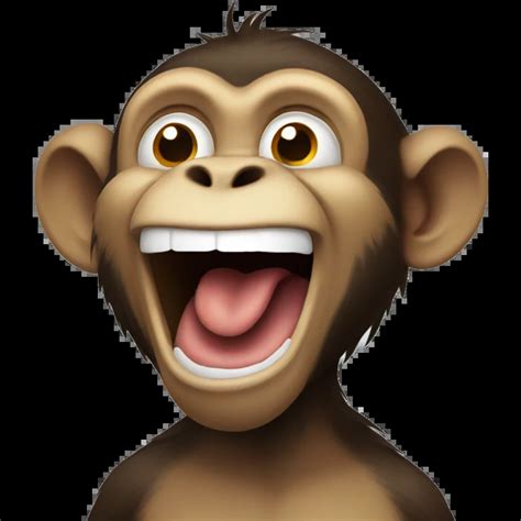 A Monkey Laughing Emoji Ai Emoji Generator