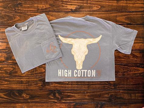Cow Skull T High Cotton Hat Co