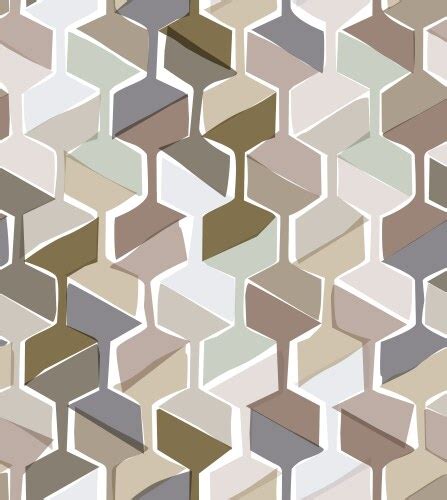 Hexagonal Seamless Pattern Repeated Overlap Vector Image