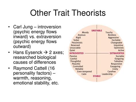 Ppt Trait Theories Of Personality Powerpoint Presentation Free