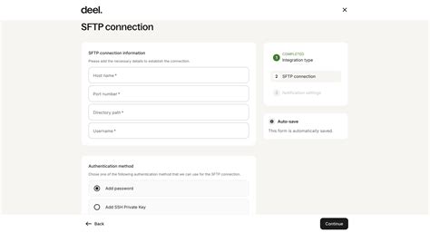 Import And Export Data With Deel Using Sftp Deel