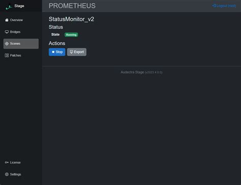 Configure Scene Audectra Documentation