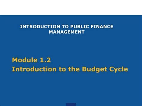 The National Budget Cycle Pptx