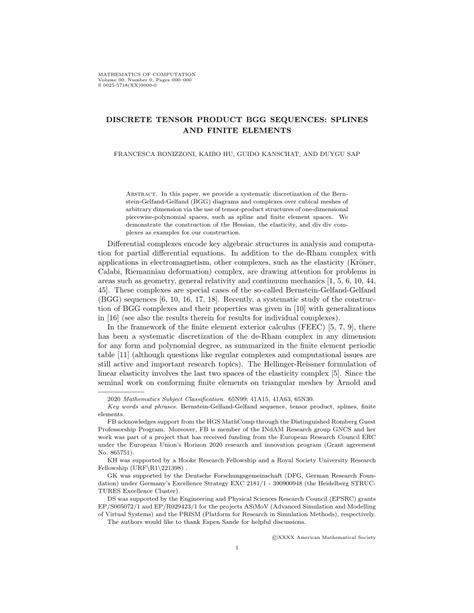 pdf discrete tensor product bgg sequences splines and finite elements