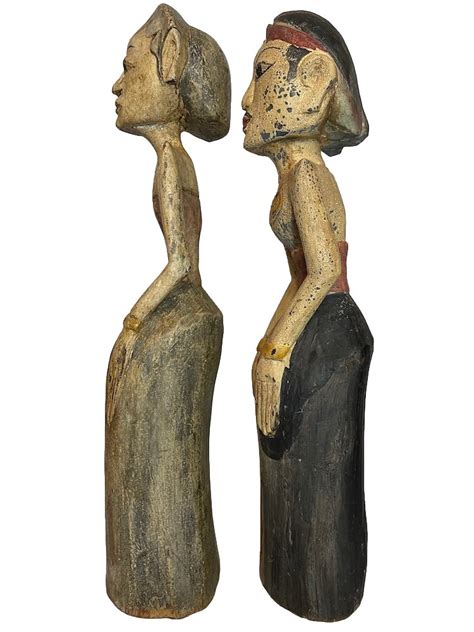 Loro Blonyo Couple Stand Loro Blonyo Couple Asian Art Imports