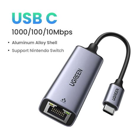 Ugreen Usb Ethernet адаптер Usb3 0 1000 Мбит с Usb Rj45 Сетевая карта для ноутбука Xiaomi Mi Box