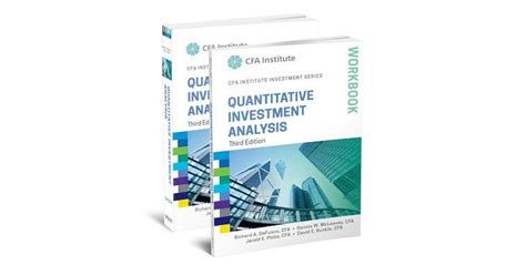 Quantitative Investment Analysis [with Workbook] By Richard A Defusco