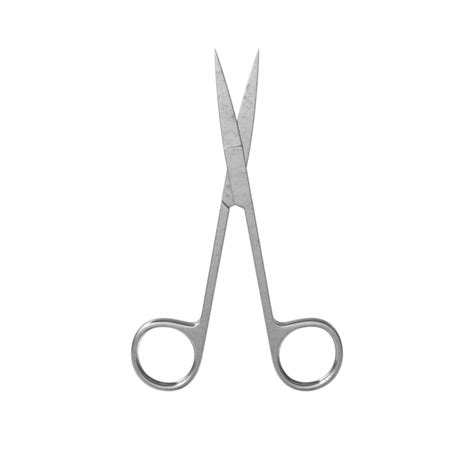 Premium Photo Metal Scissors Isolated On White 3d Illustration