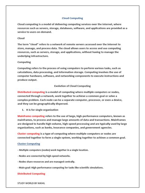 Understanding Cloud Computing Concepts Pdf Virtualization Virtual