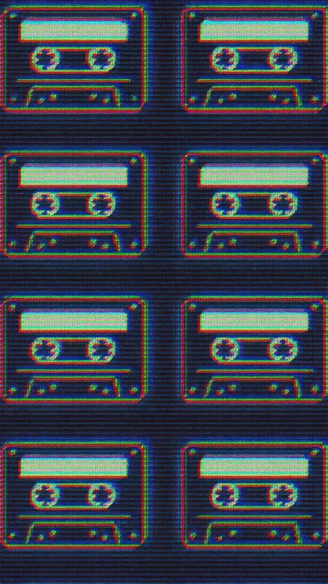 Retro Cassette Tape Pattern Mobile Free Photo Illustration Rawpixel