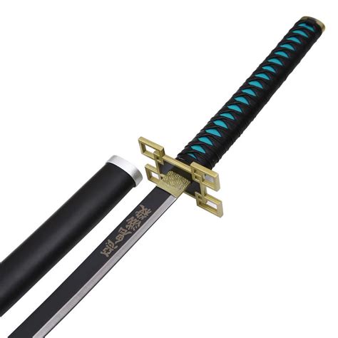 Demon Slayer Muichiro Tokito White Nichirin Display Straight Blade Katana