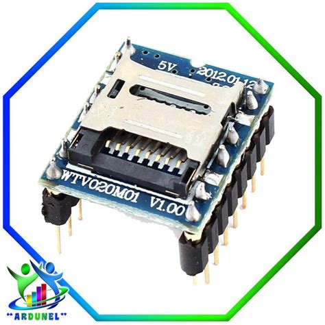 MÓDULO DE SONIDO MP3 MINI TARJETA SD WTV020 SD 16